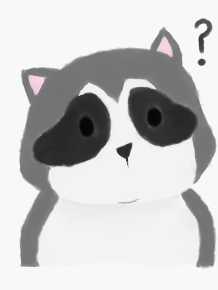 "Karl the Raccoon" Sticker for Sale by WoodNymph256 | Redbubble