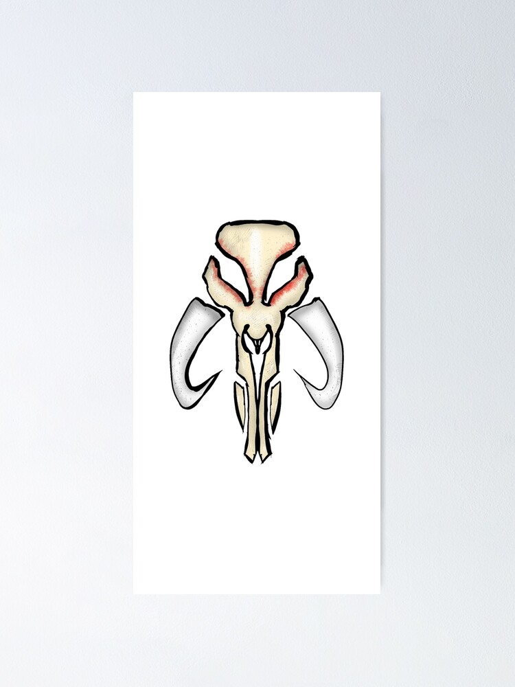 "Mythosaur Skull" Poster for Sale by KKDart | Redbubble