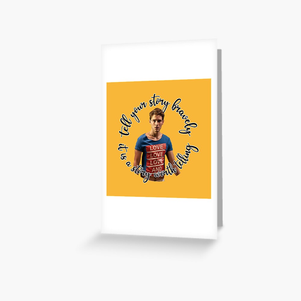 "The Inheritance Play Quote" Greeting Card for Sale by emmat99 | Redbubble