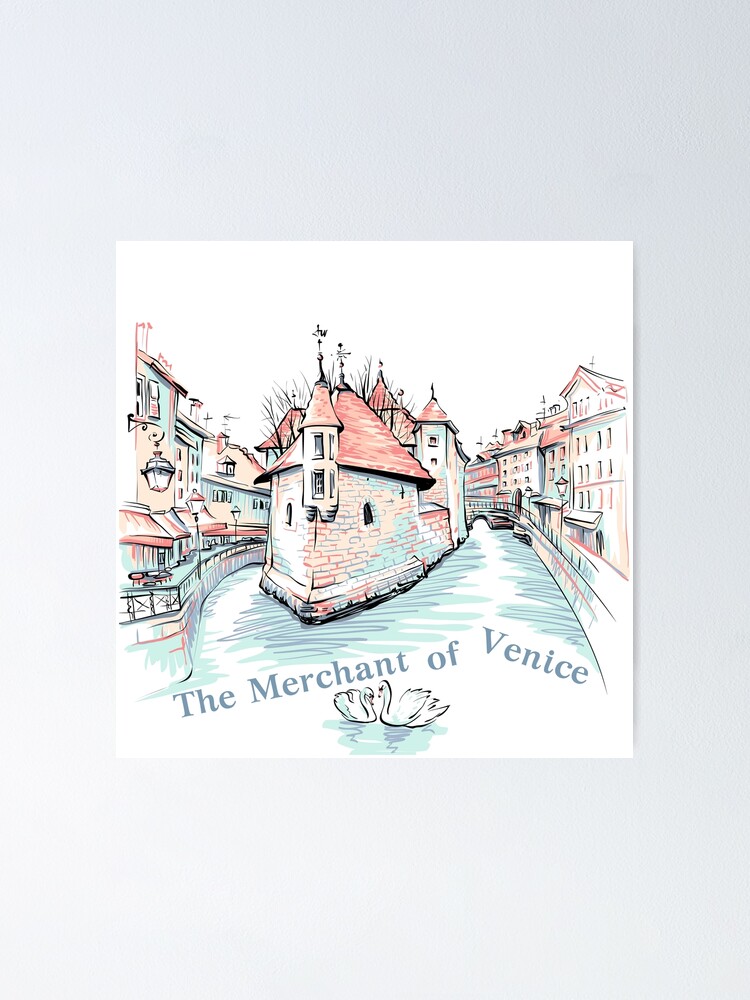 "The Merchant of Venice" Poster for Sale by Shakespeare Northwest ...