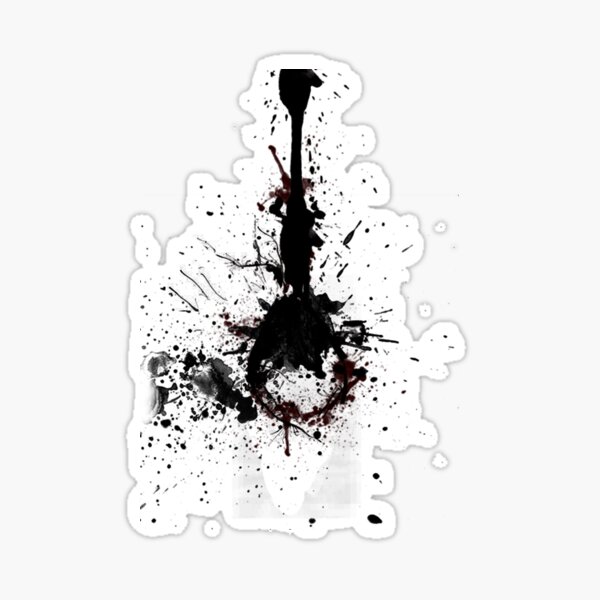 "Suicidal stain" Sticker for Sale by axelexa | Redbubble