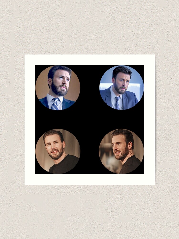 "chris evans sticker pack" Art Print for Sale by marveluniverse | Redbubble