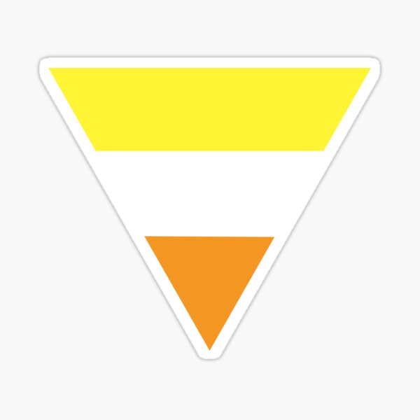 "Maverique Pride Triangle" Sticker by samdafurry | Redbubble