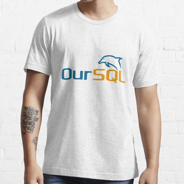 "OurSQL (blue and orange)" T-shirt for Sale by BojanglerGTX | Redbubble ...