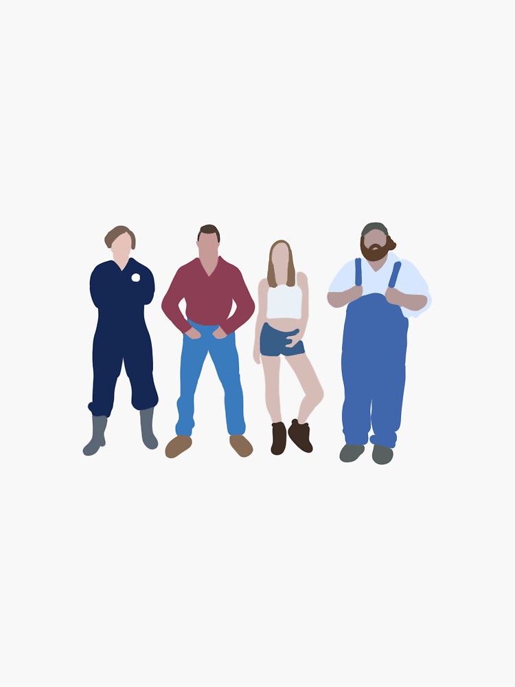 "Letterkenny Gang" Sticker for Sale by CoraBr | Redbubble