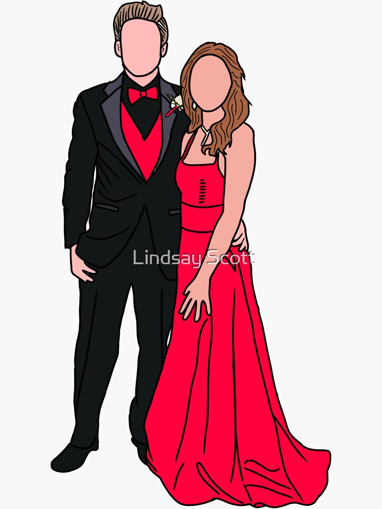 "Prom Night" Sticker for Sale by llxndsay | Redbubble