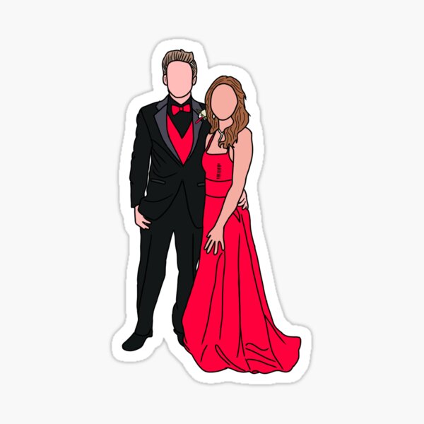 "Prom Night" Sticker for Sale by llxndsay | Redbubble