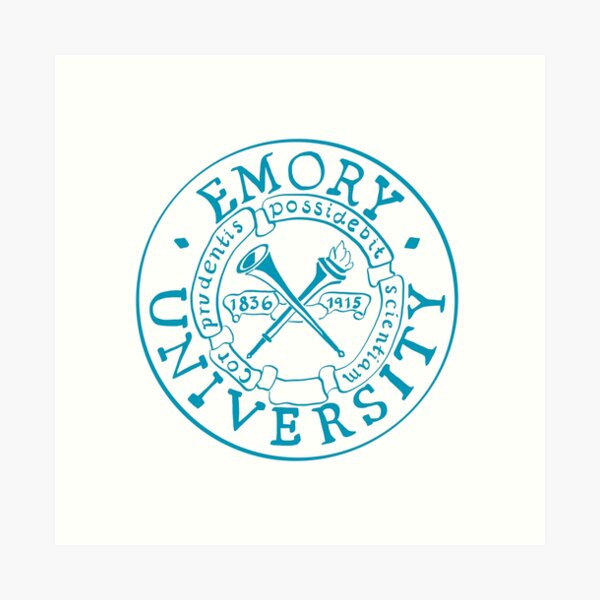 "Emory Logo" Art Print for Sale by sparrowbond | Redbubble