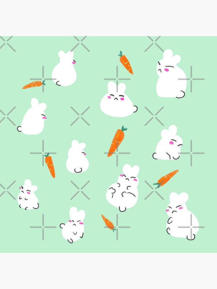 "Many bunnies (not one-but many!)" Sticker for Sale by dankaiart ...