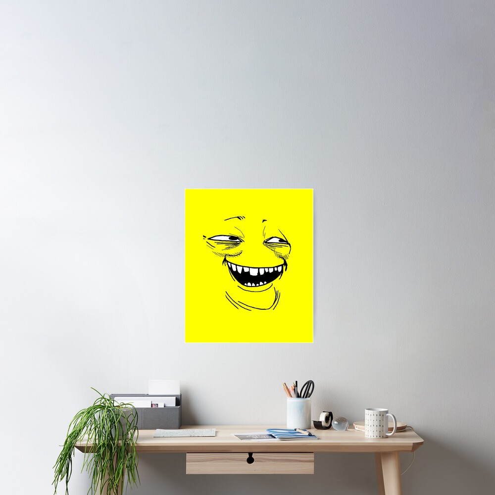 "Yoba Face Meme Comfy Guy Meme" Poster by twotee | Redbubble