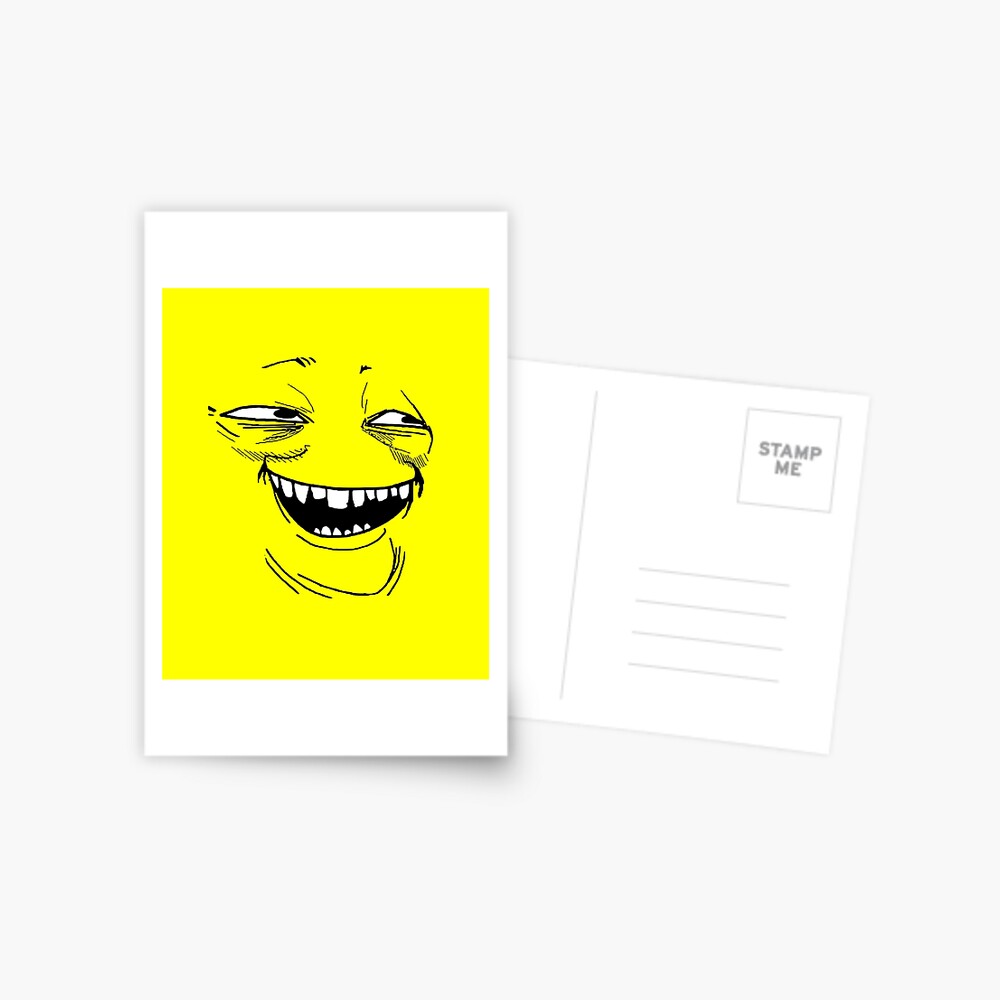 "Yoba Face Meme Comfy Guy Meme" Postcard for Sale by twotee | Redbubble