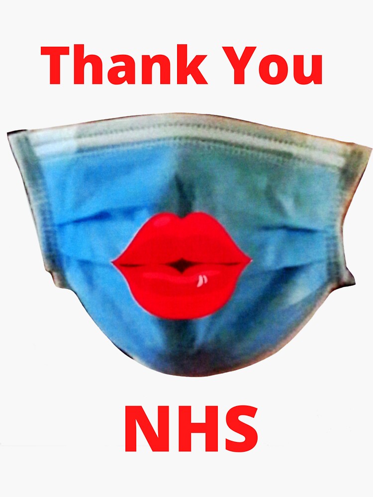 "Thank You NHS. Appreciation for our healthcare workers" Sticker for ...