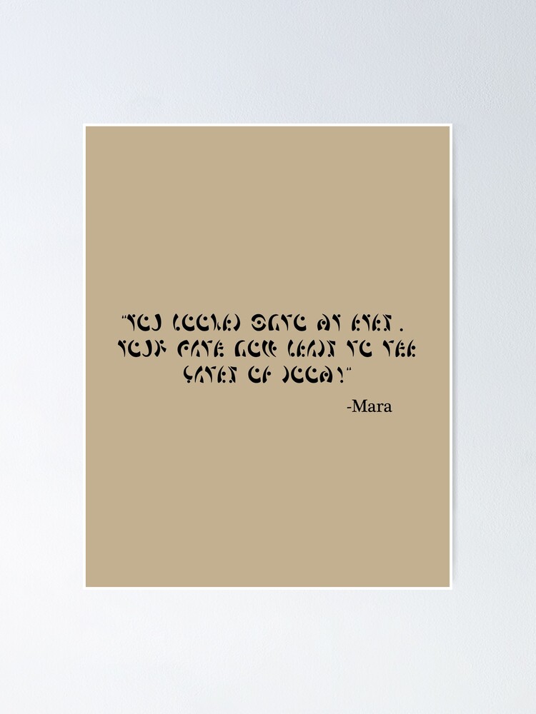 "Mara Quote from Indiana Jones Adventure: Temple of the Forbidden Eye ...