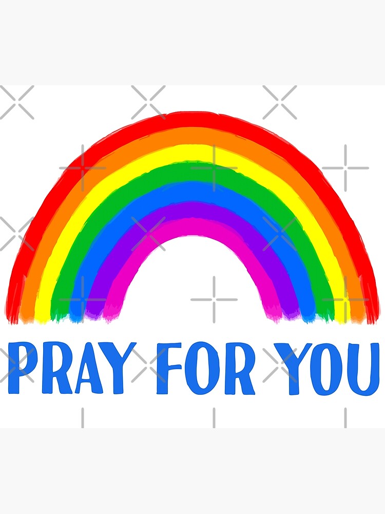 "Pray for You Thank You Rainbow Support | NHS and Keyworkers " Poster ...