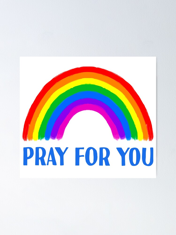 "Pray for You Thank You Rainbow Support | NHS and Keyworkers " Poster ...