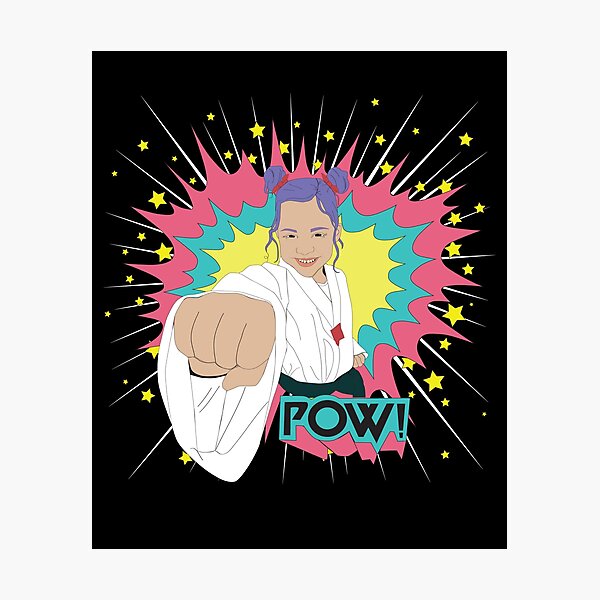 "Cartoon Power Pow!" Photographic Print by noccioladesign | Redbubble