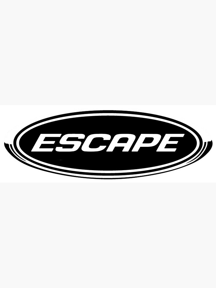 "Ford Escape Logo - Oval Emblem" Canvas Print for Sale by ...