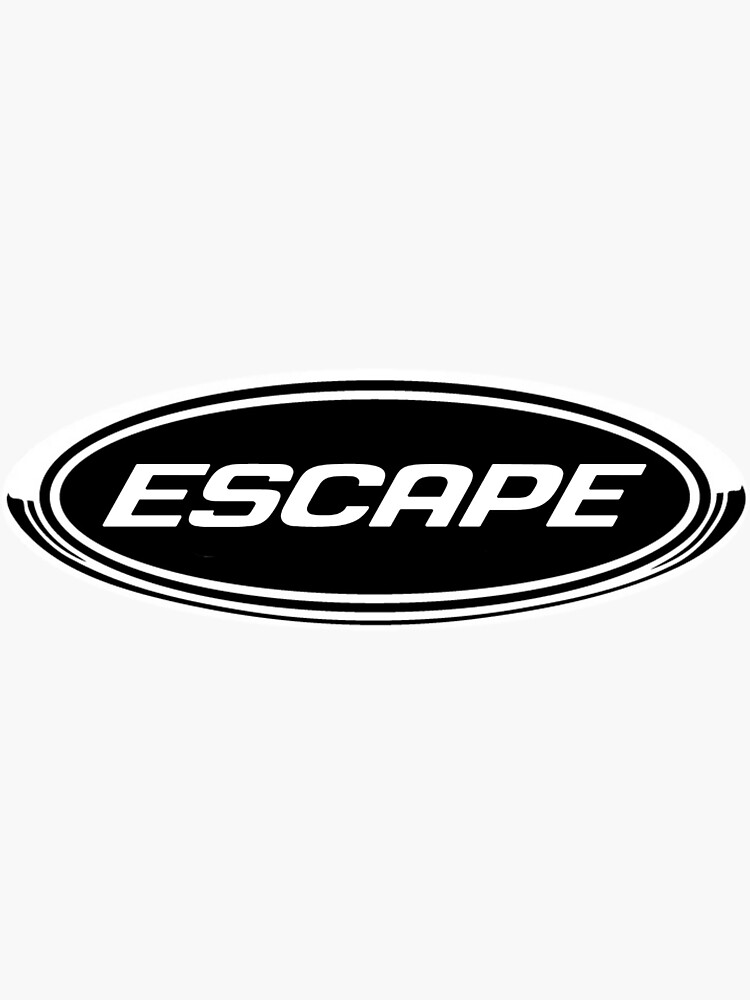 "Ford Escape Logo - Oval Emblem" Sticker for Sale by DangrRangrGang ...