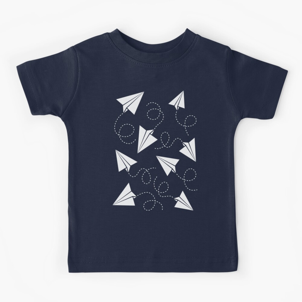 "Paper Plane Pattern" Kids T-Shirt for Sale by c0y0te7 | Redbubble