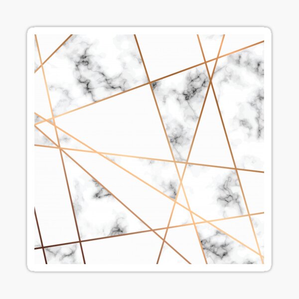 "Marble Silver and Gold Design Aesthetic" Sticker by auror | Redbubble