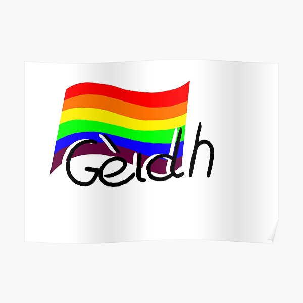 "Gèidh: Scottish Gaelic gay pride flag" Poster by Niseag | Redbubble