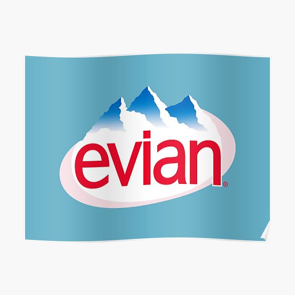 Evian Water Posters | Redbubble