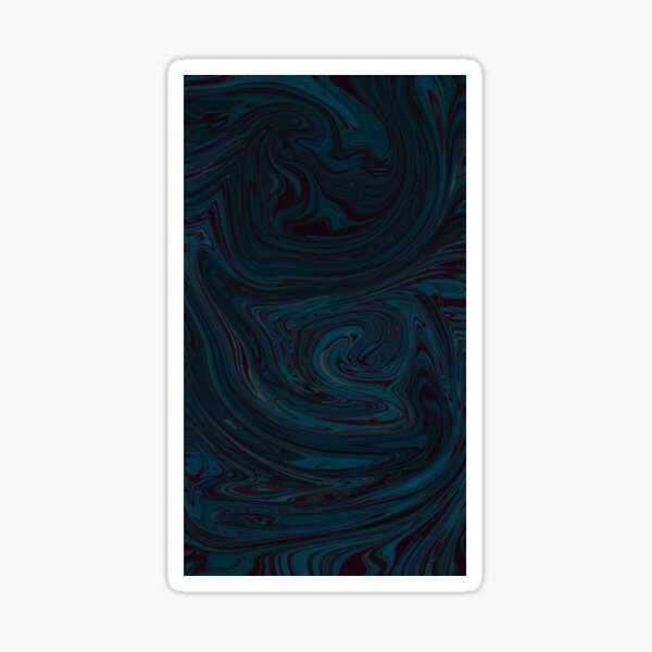 "Fancy dark blue abstract art " Sticker by ill109 | Redbubble