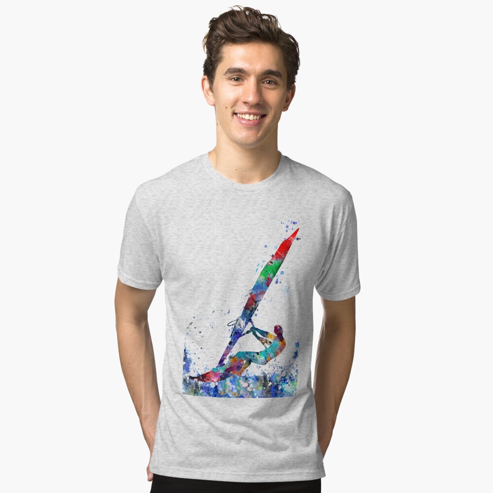 "Windsurfer, windsurfing man" Greeting Card for Sale by Rosaliartbook ...