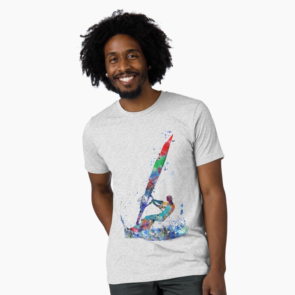 "Windsurfer, windsurfing man" Greeting Card for Sale by Rosaliartbook ...