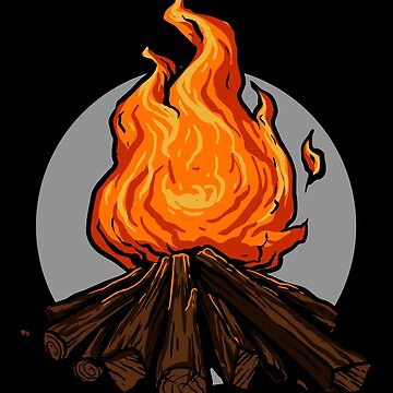 "Fire Pit." Sticker for Sale by tambustore | Redbubble