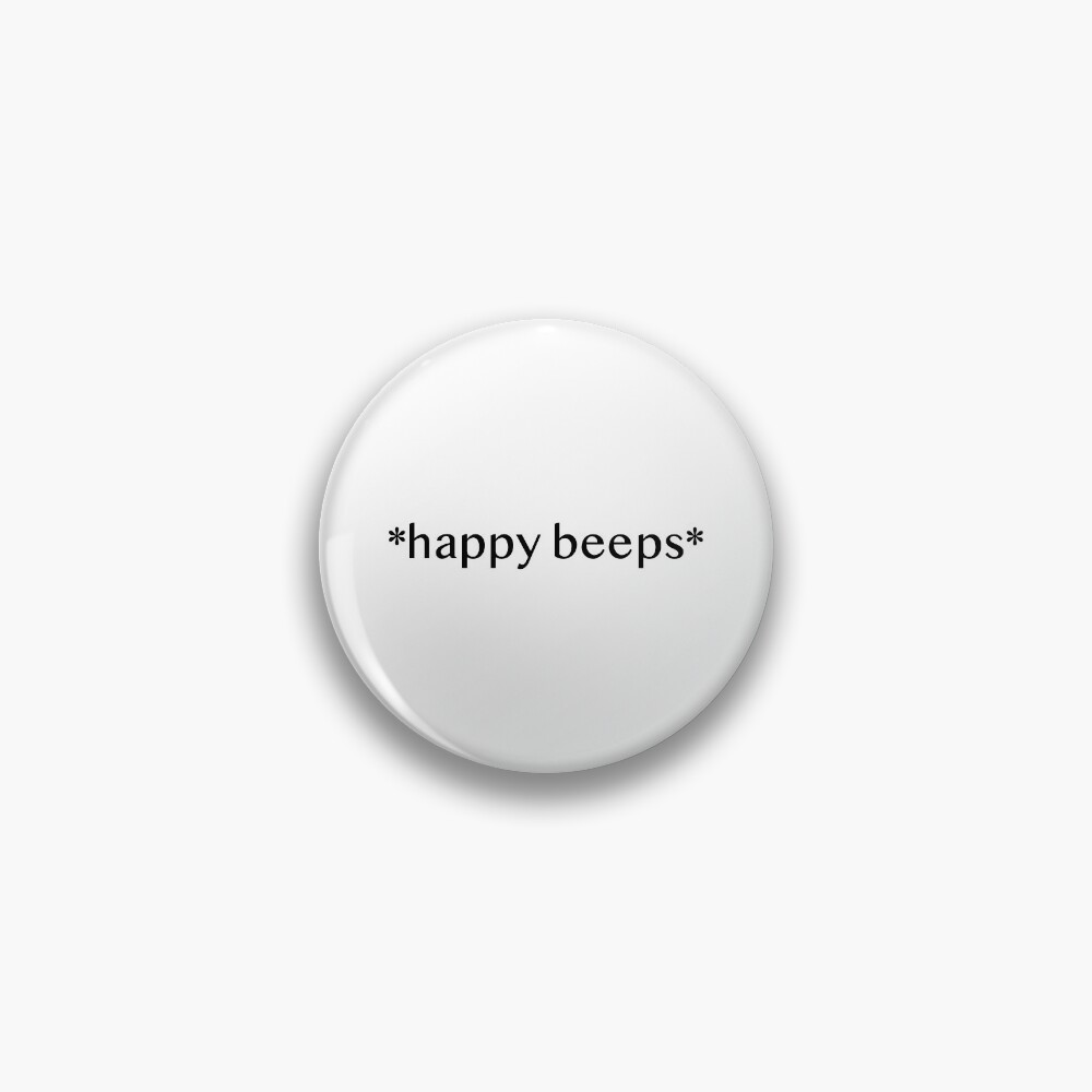 "Happy Beeps" Sticker for Sale by emhmn27 | Redbubble