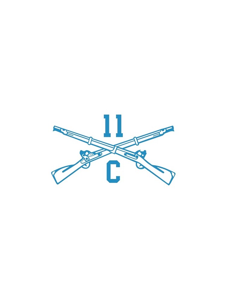 "Army MOS 11C Infantry Mortarman Crossed Rifles" iPhone Case for Sale ...