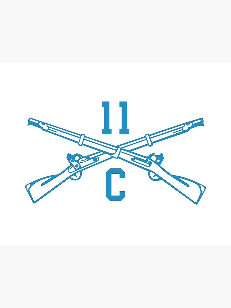 "Army MOS 11C Infantry Mortarman Crossed Rifles" Photographic Print for ...