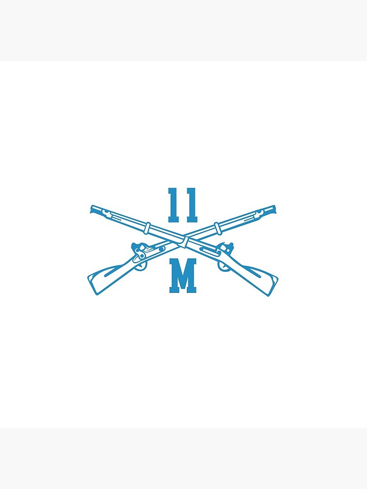 "Army MOS 11M Bradley Fighting Vehicle BFV Infantryman Crossed Rifles ...