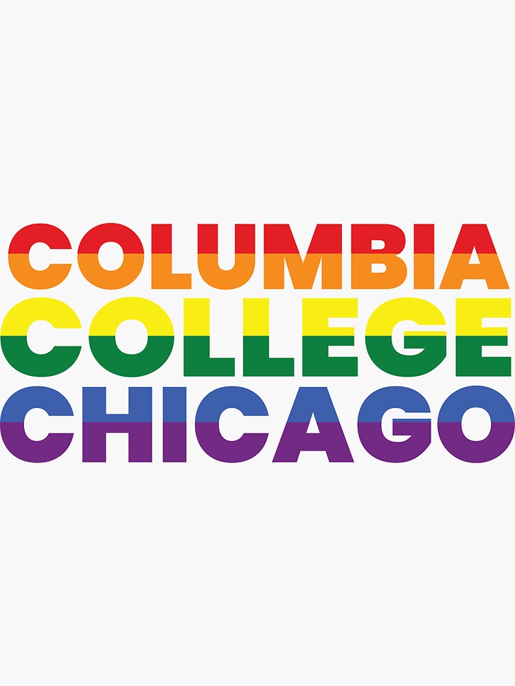 "Columbia College Chicago Pride" Sticker for Sale by hanhorton | Redbubble