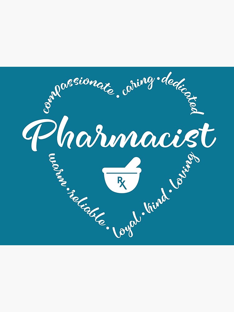 "Pharmacist, heart shape, compassionate, caring, dedicated, warm ...