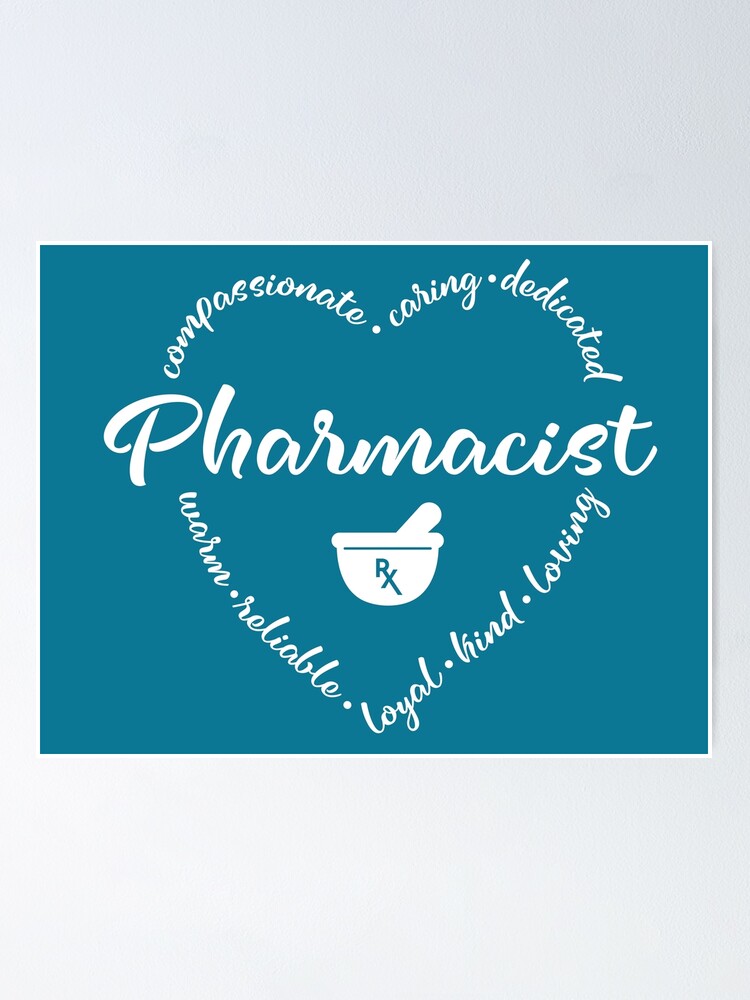 "Pharmacist, heart shape, compassionate, caring, dedicated, warm ...