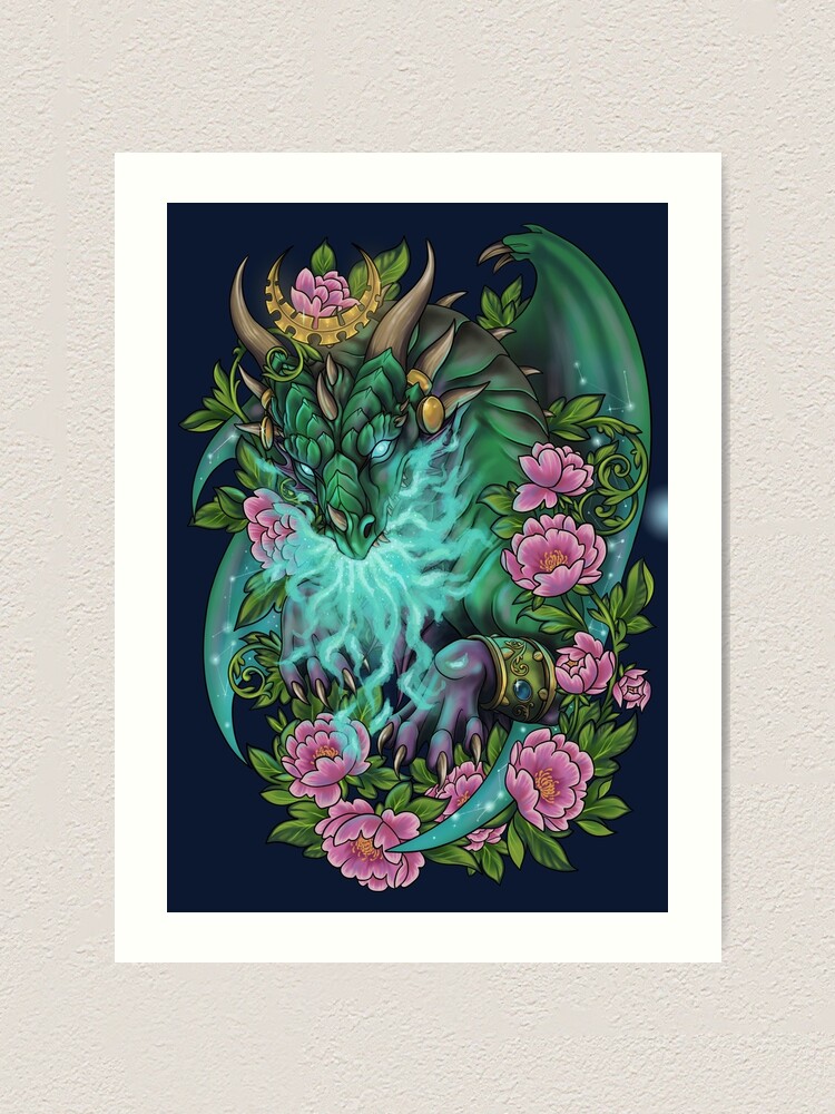 "Ysera the Dreamer Green Dragon Aspect" Art Print for Sale by ...