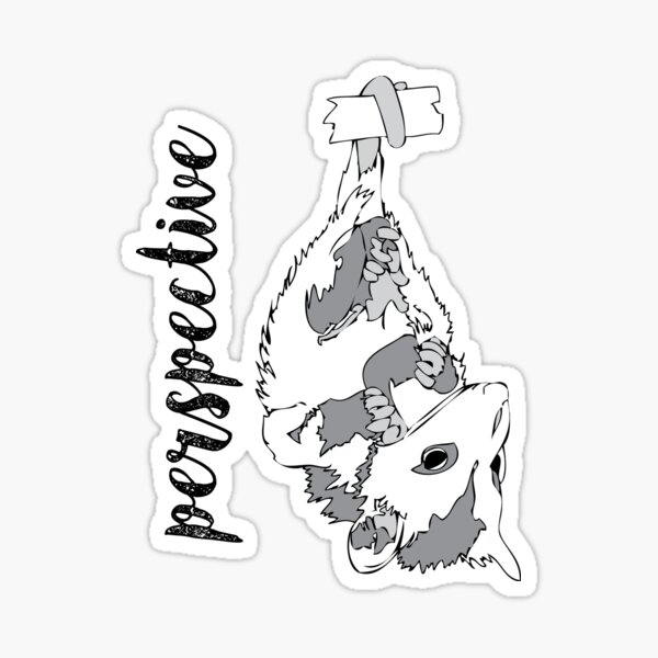 "Perspective" Sticker for Sale by LemonWorkshop | Redbubble