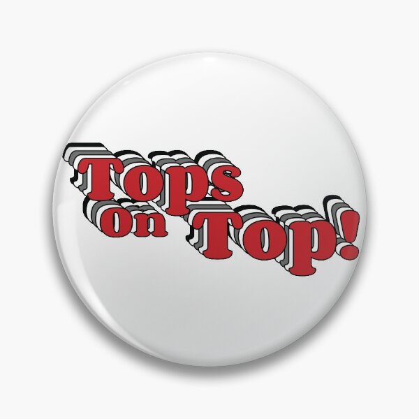 "Tops on Top" Pin for Sale by woodcoleton | Redbubble
