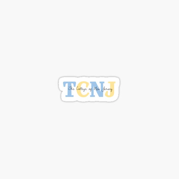 "tcnj sticker " Sticker for Sale by lucymckeon | Redbubble