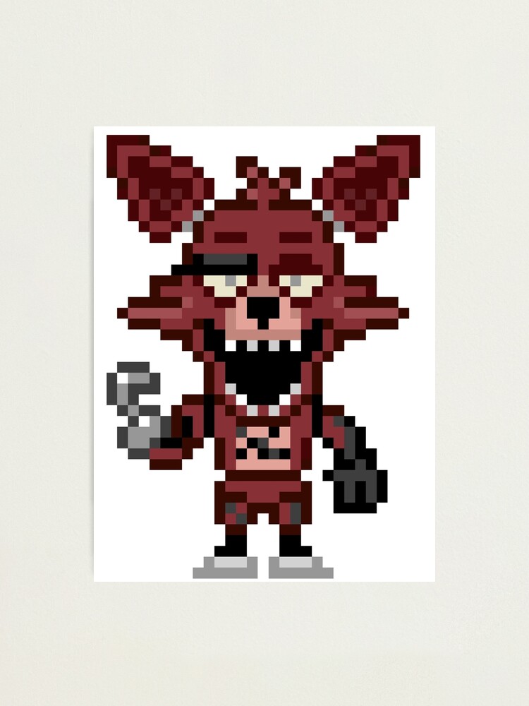 "Five Nights at Freddy's - Foxy Mini Pixel" Photographic Print by ...