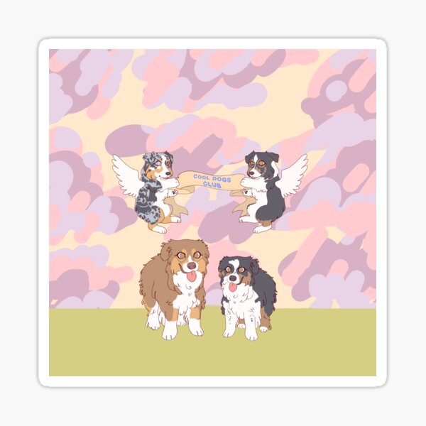 "Aussie family portrait" Sticker by IvyFox1 | Redbubble