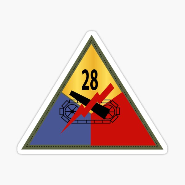 "Army - 28th Tank Battalion SSI" Sticker for Sale by twix123844 | Redbubble