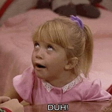 "Duh" Sticker for Sale by rebecca98200 | Redbubble