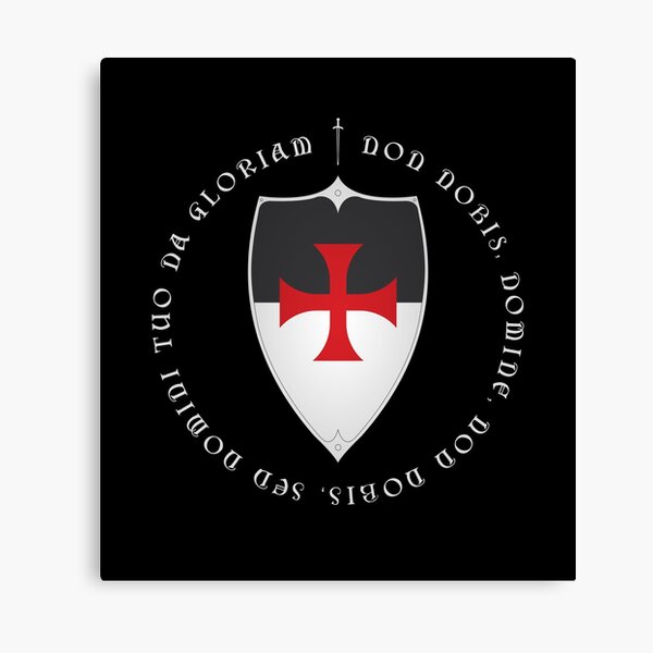Knight Templar Motto Canvas Prints | Redbubble