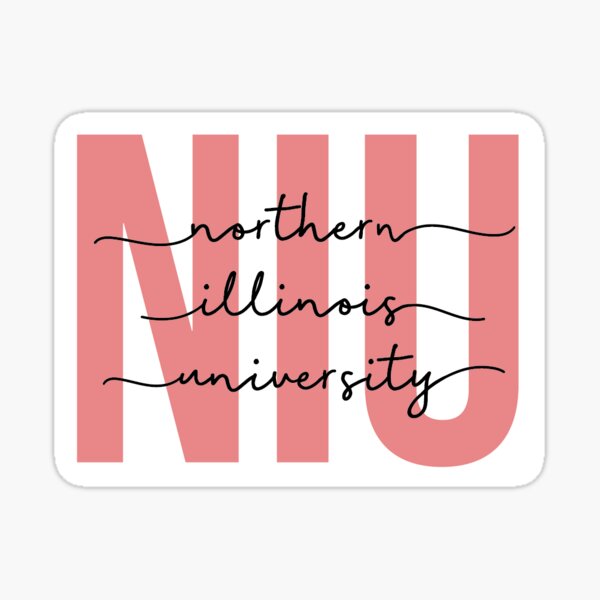 "Northern Illinois University NIU" Sticker by elsyej | Redbubble