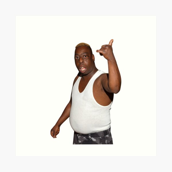 "Beetle Juice / Lester Green Person Cutout" Art Print for Sale by ...