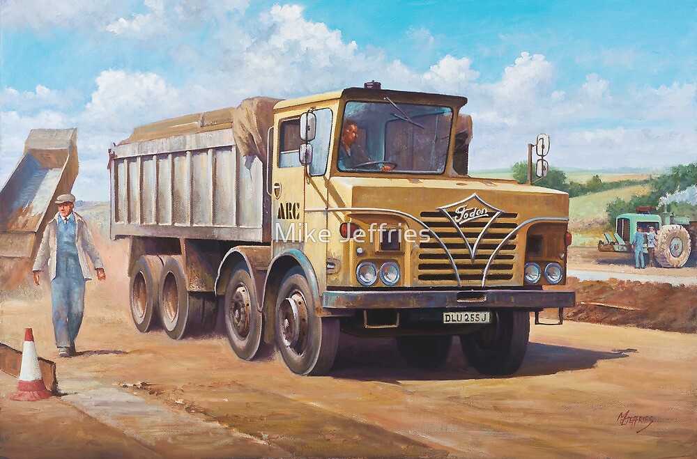"Foden S 50 half-cab tipper." by Mike Jeffries | Redbubble