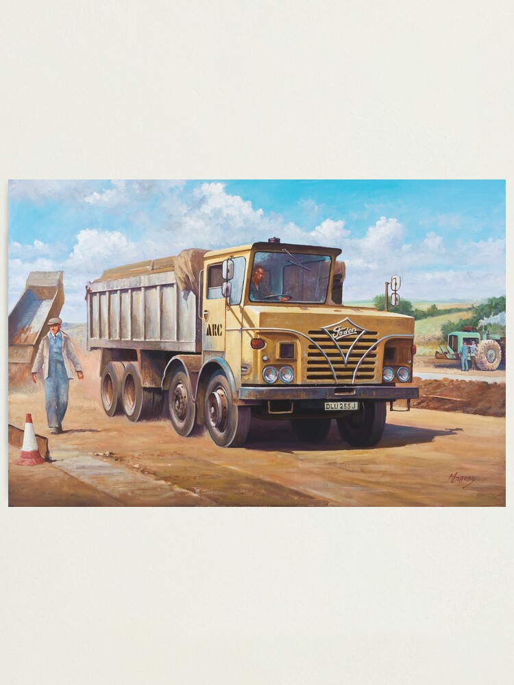 "Foden S 50 half-cab tipper." Photographic Print by artistjeffries ...
